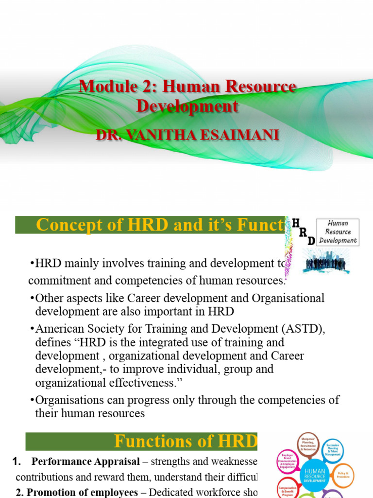 Module 2 HRM | PDF | Mentorship | Performance Appraisal