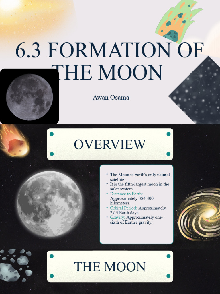 6.3 Formation of the Moon Edited | PDF | Moon | Giant Impact Hypothesis
