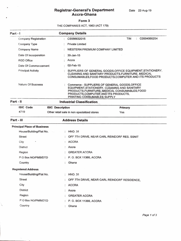 Form 3 and 4 Current | Download Free PDF | Accra