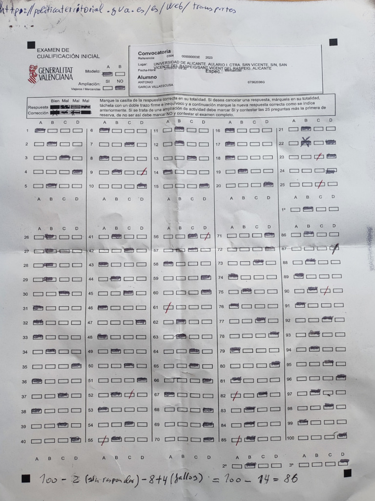 CAP Mercancías Examen | PDF