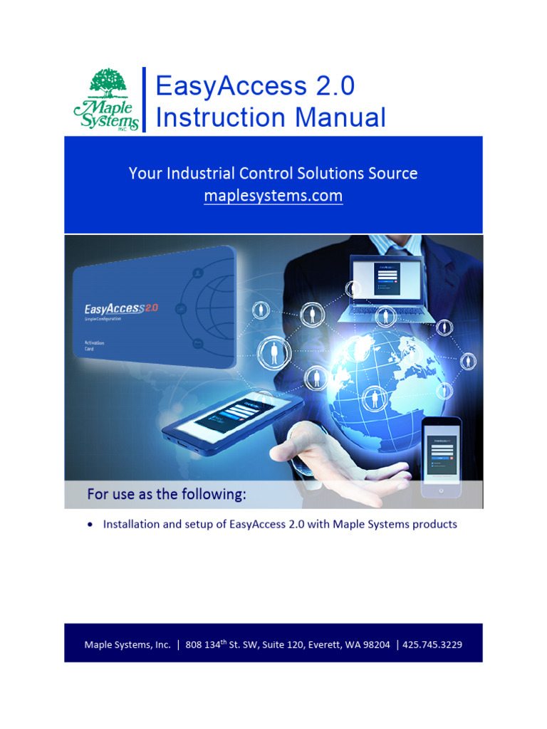 Easy Access 2.0 Manual | PDF | Computer Network | Programmable Logic ...