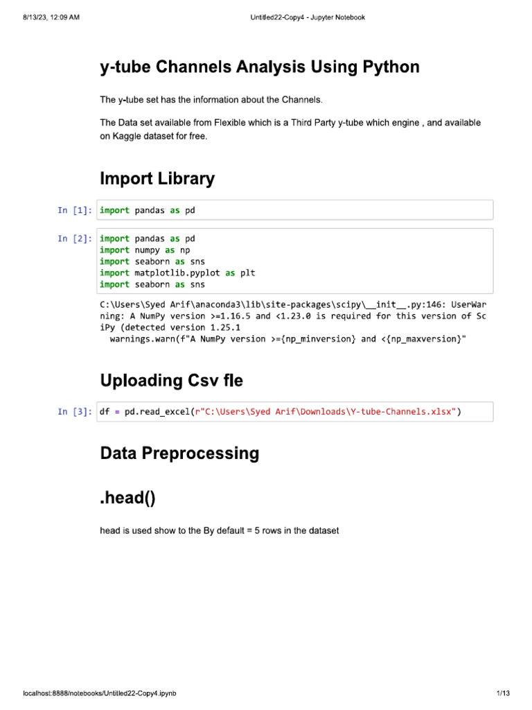 Youtube Analysis | PDF