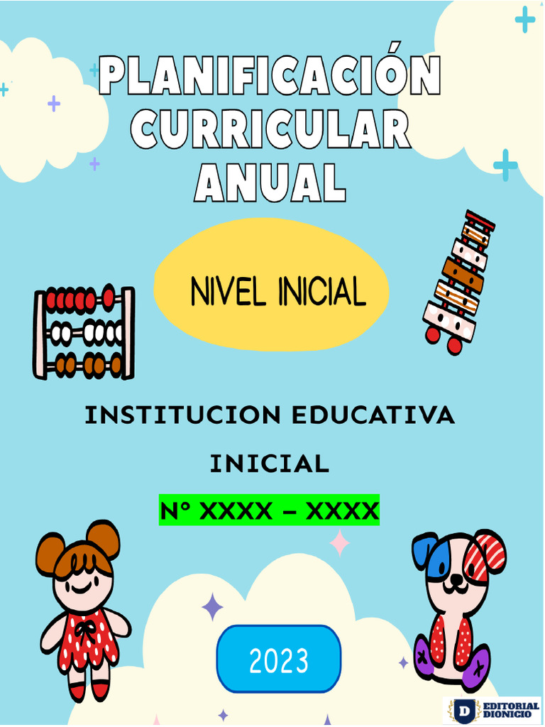 Planificacion Curricular Anual Inicial | PDF | Evaluación | Aprendizaje