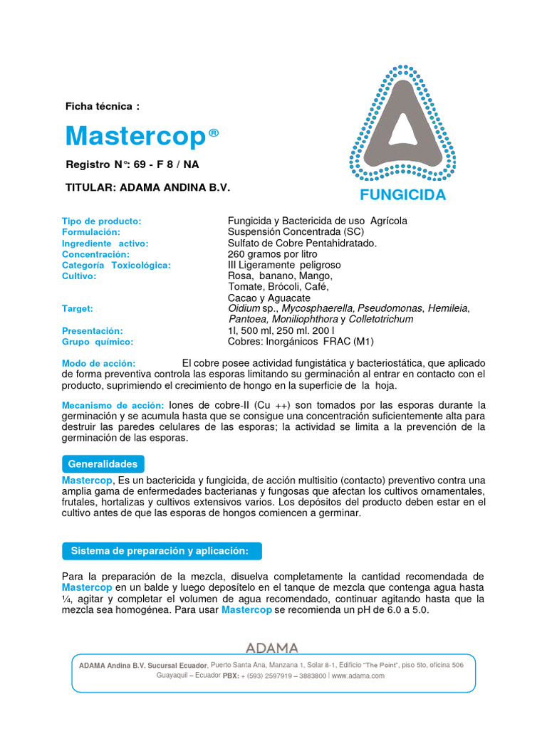 Mastercop FT 1 | PDF