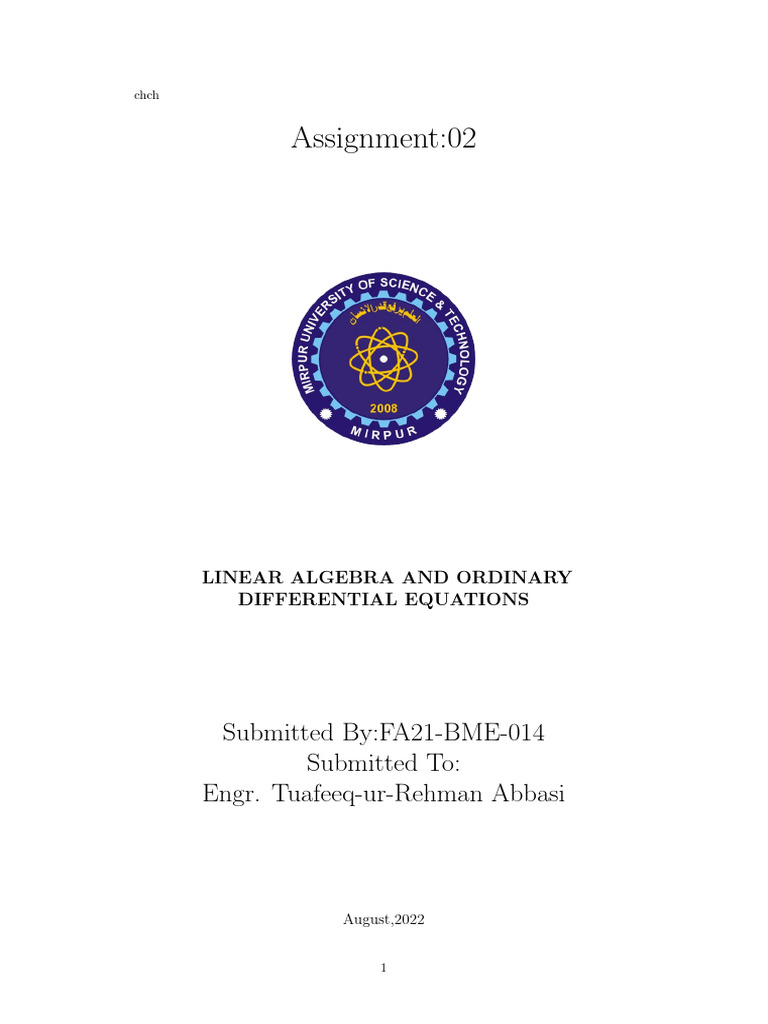 Assignment 02 | PDF