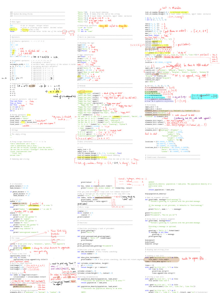 Python Building Blocks AY23 24 | PDF | Boolean Data Type | Computer Data