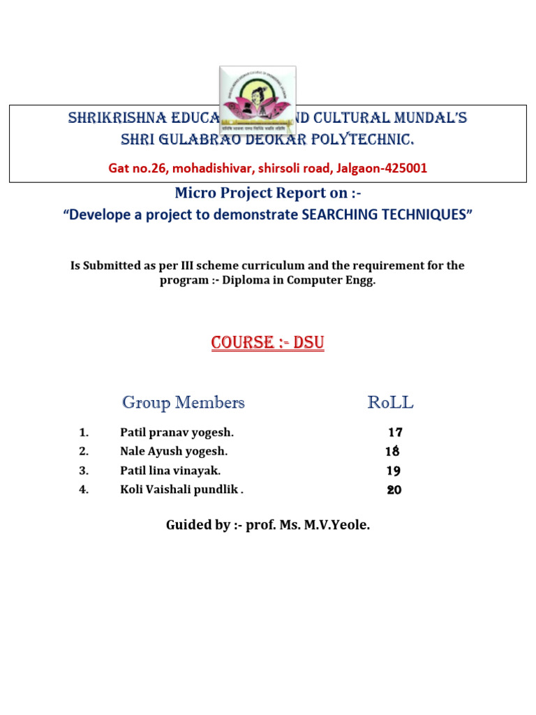 Dsu Proj | PDF | Information Retrieval | Theoretical Computer Science