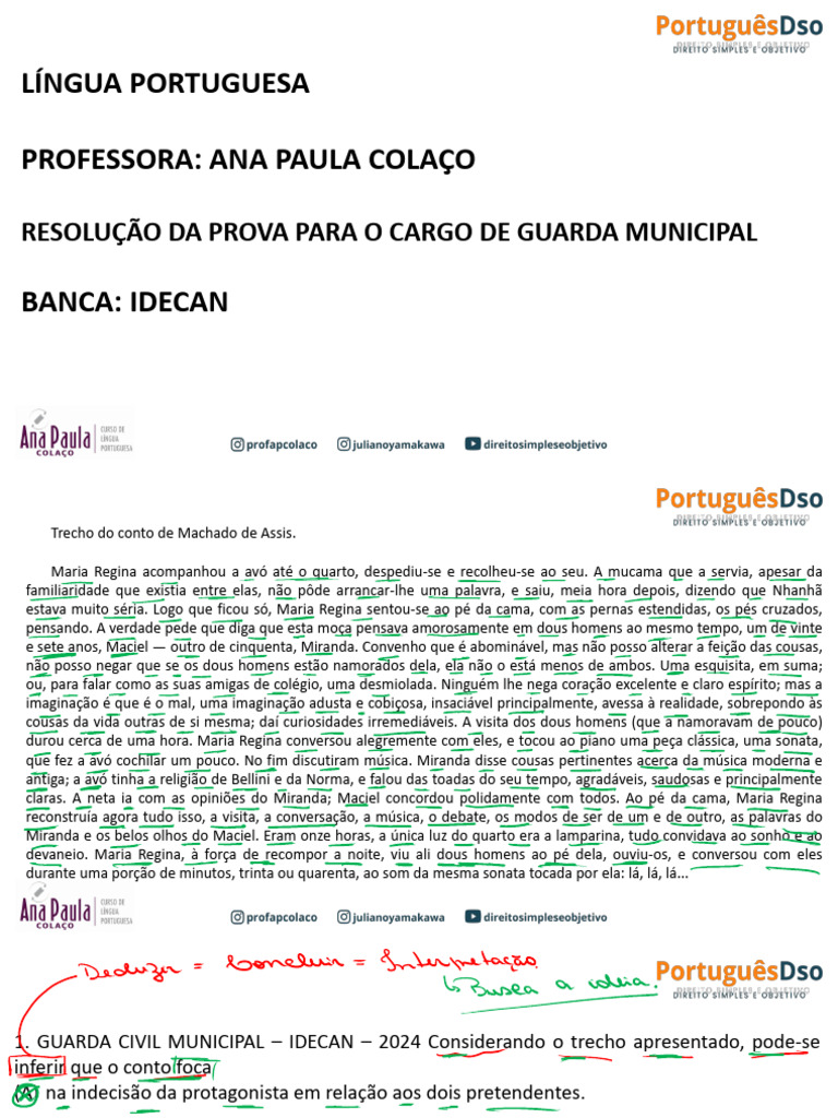 Idecan - Prova - Guarda | PDF | Linguística | Idiomas