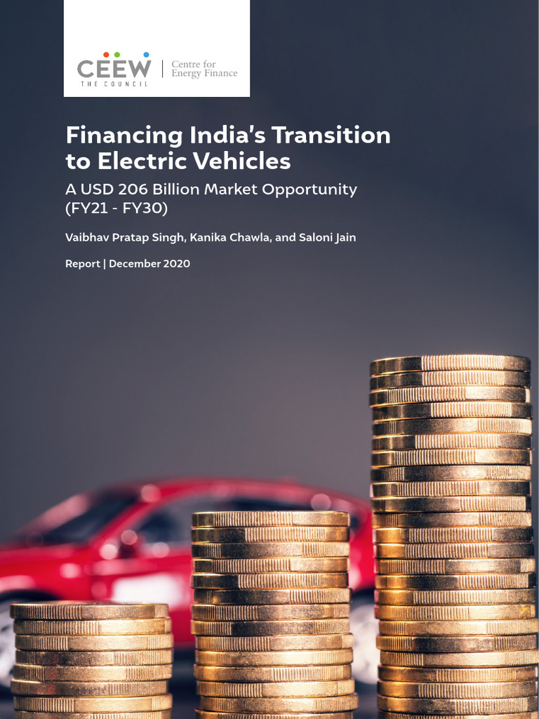 CEEW CEF Financing India Transition To Electric Vehicles | PDF ...