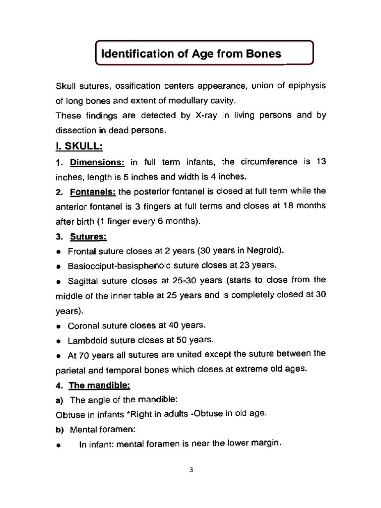 identification of age من كتاب العملي | PDF