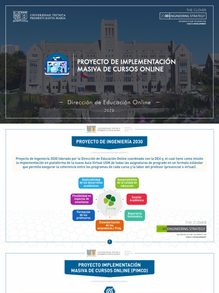 Implementación Aula Virtual USM 2030 | PDF | Moodle | Aprendizaje