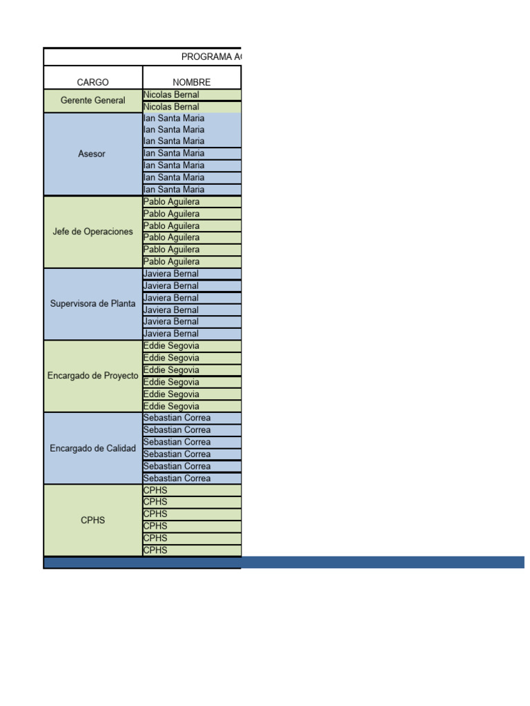 Actividades Preventivas Anuales | PDF