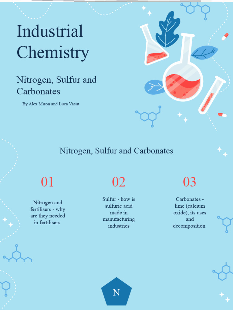 Nitrogen, Sulfur and Carbonates | PDF | Sulfur | Ammonia