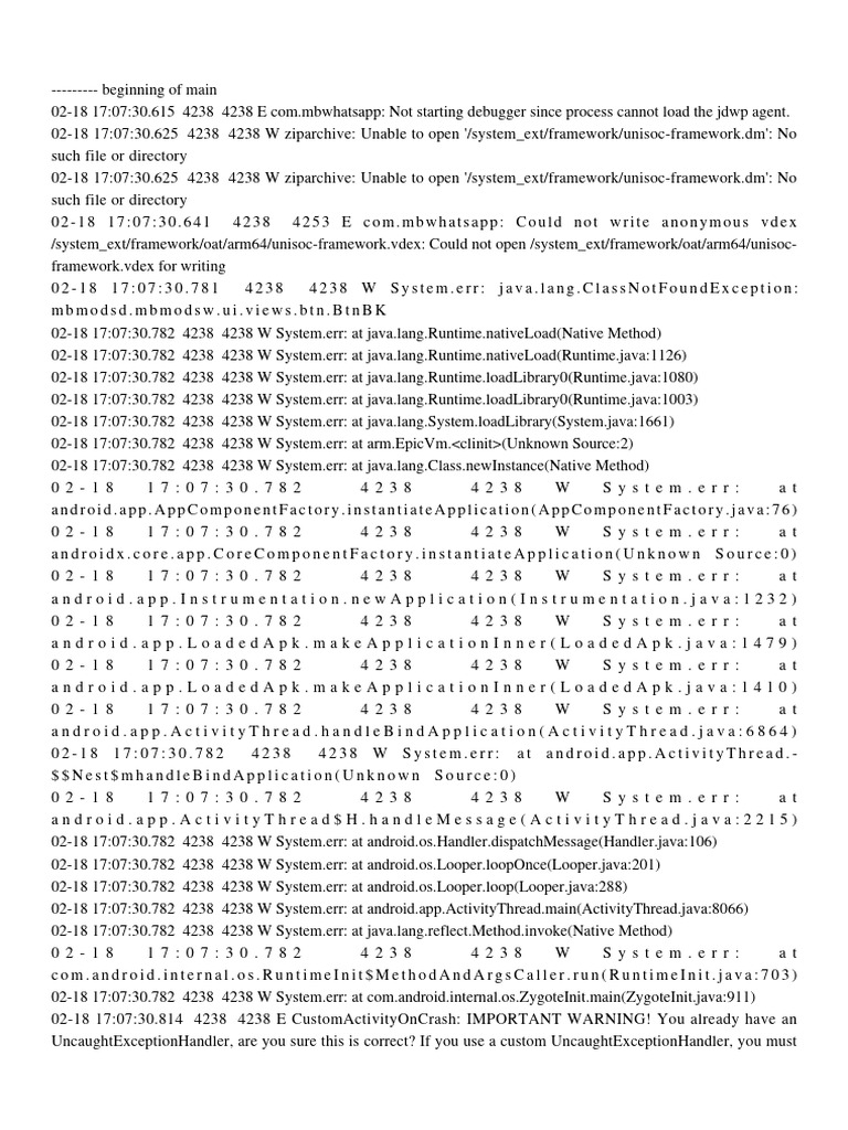 Logcat | Download Free PDF | Computer File | Java (Programming Language)