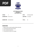 Grade R - Assessment Plan Term 2 | PDF | Shape | Mathematics