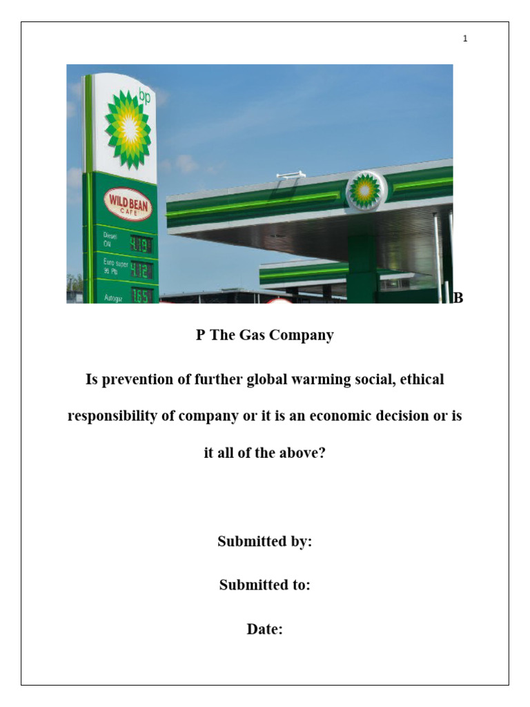 BP The Gas Company | PDF | Bp | Sustainability