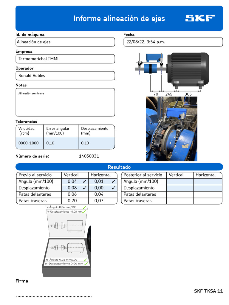 Shaft Alignment Report 20220822-15.54.39 | PDF