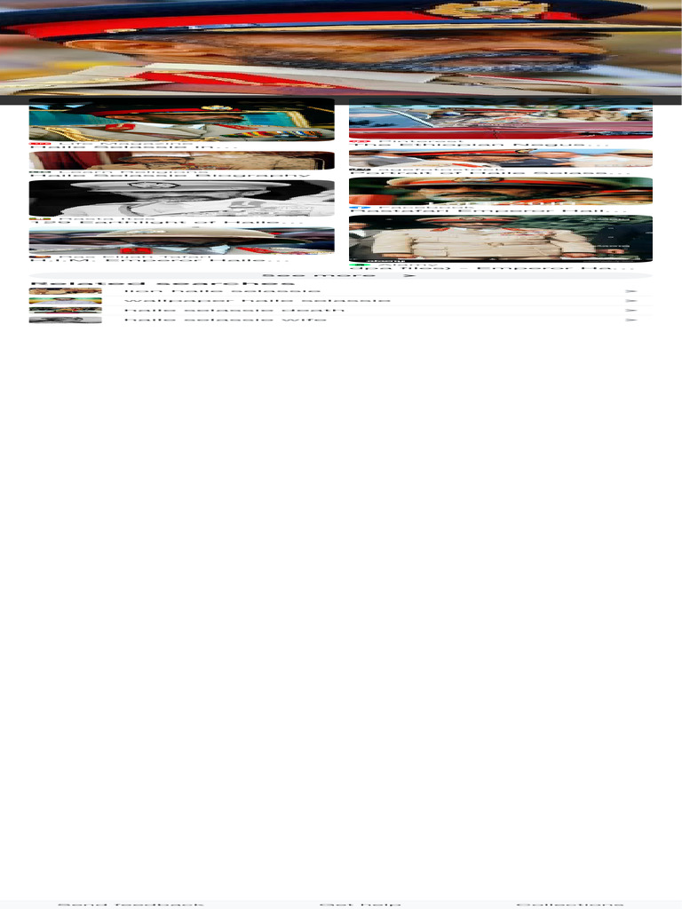 Haile Selassie: A Visual Journey | PDF