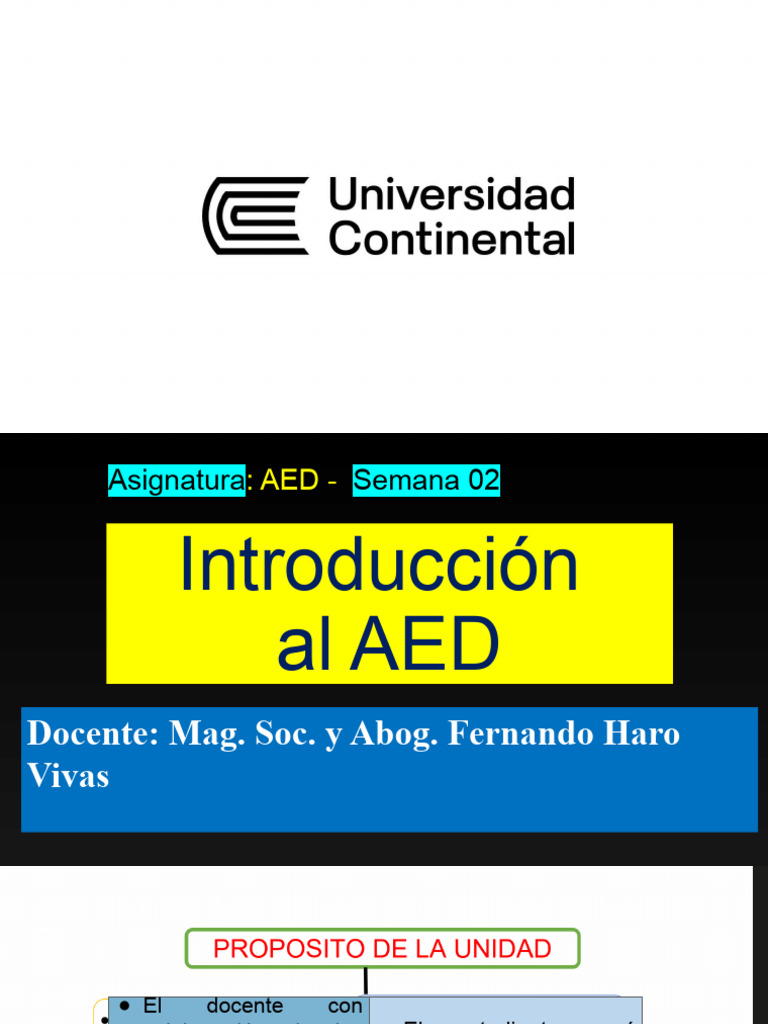 Semana #02 - Introduccion Al AED | PDF | Comportamiento | Ciencias económicas