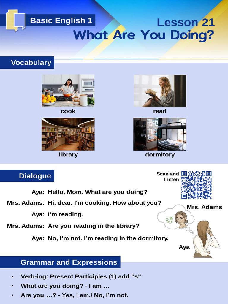 Basic English Lessons 21-30 | PDF | Verb | Noun