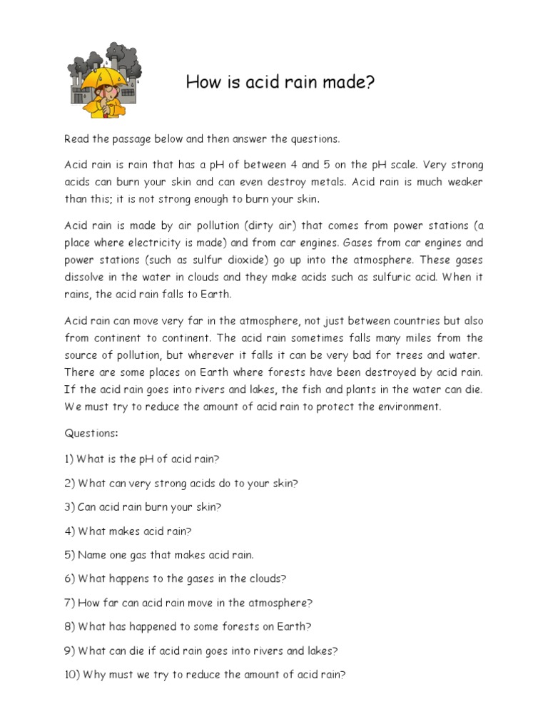Understanding Acid Rain and Its Effects | PDF