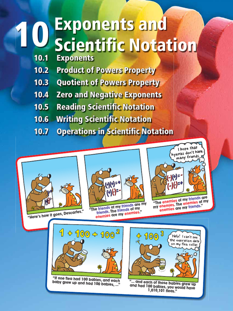 Exponents and Scientific Notation Guide | PDF | Multiplication ...
