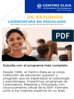 Plan de Estudios - Psicología SUAyED | PDF | Sicología | Psicología clínica