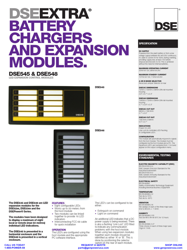 Deep Sea Electronics 545 | PDF | Electromagnetic Compatibility | Light ...