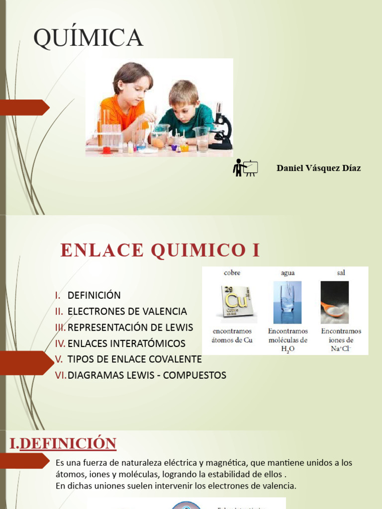Enlace Quimico | PDF | Enlace químico | Enlace covalente