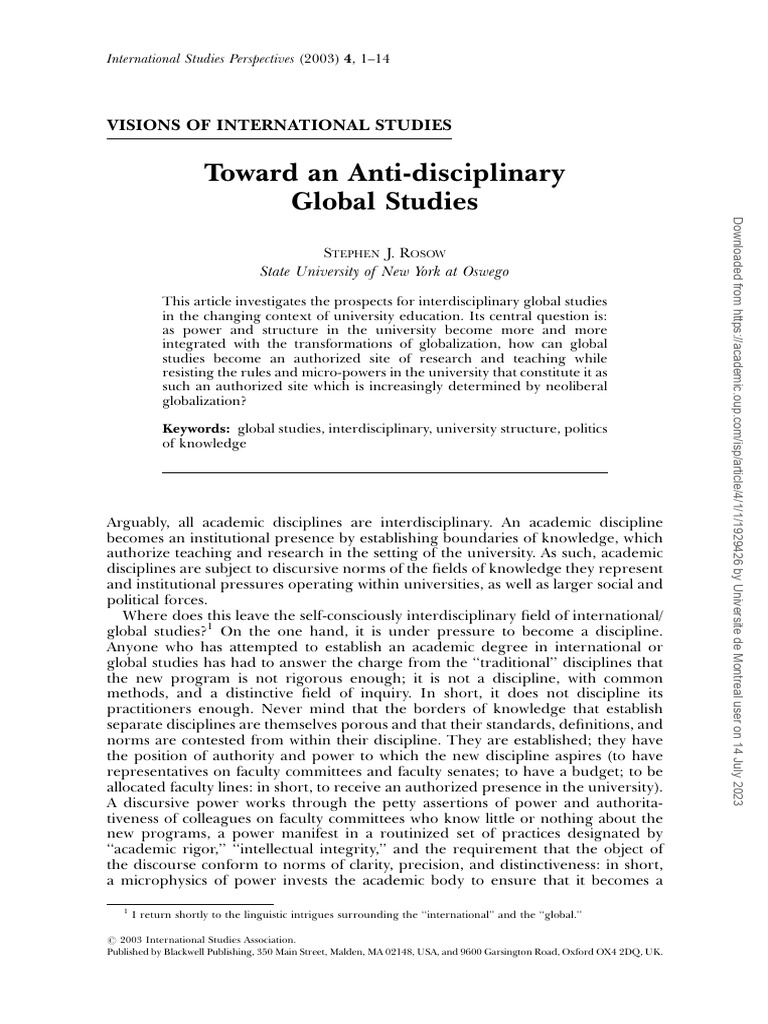 Texte 2 | PDF | Interdisciplinarity | Science