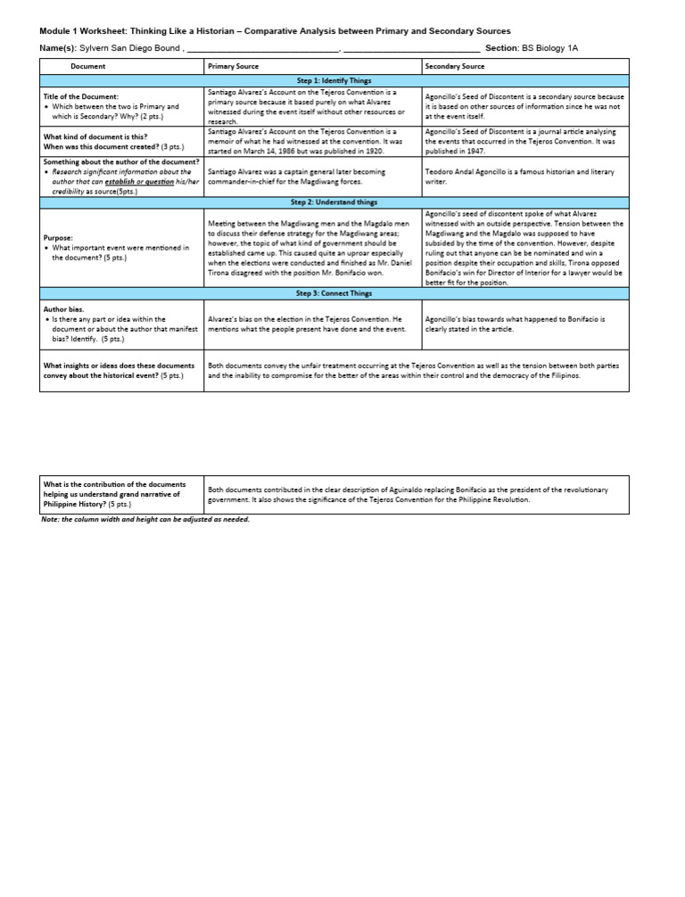Thinking Like A Historian Worksheet | PDF | Philosophy