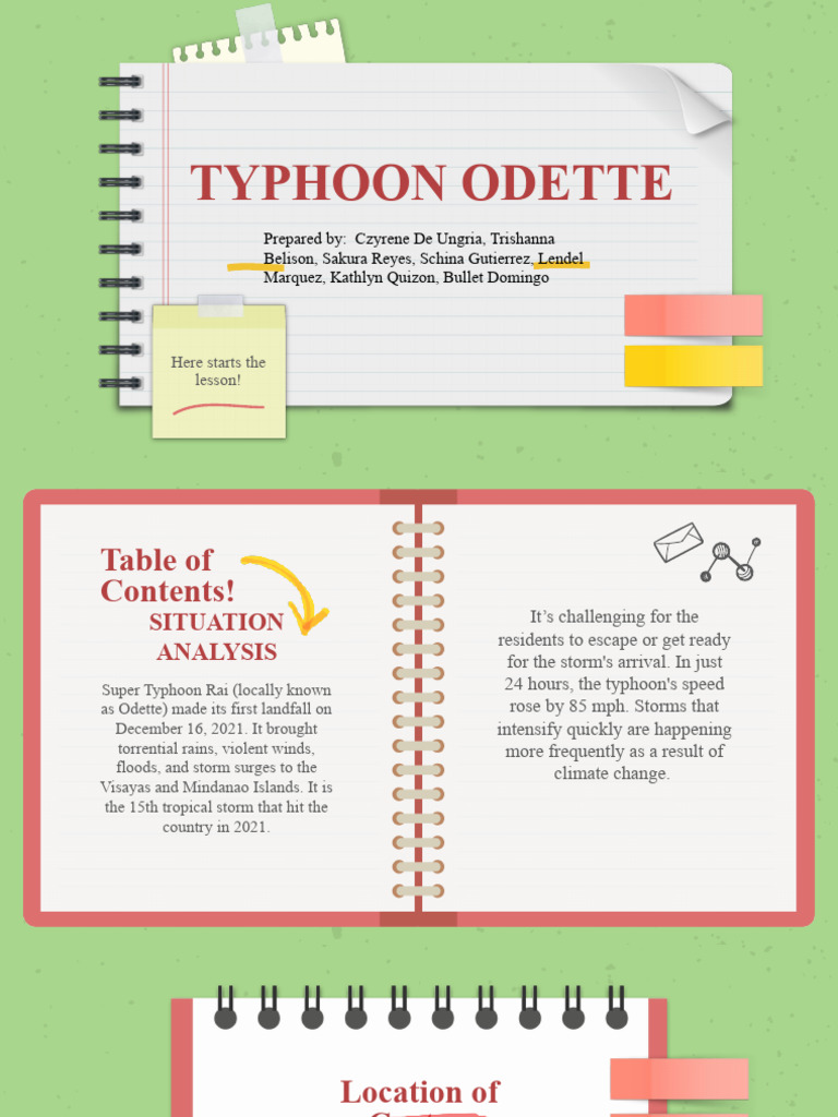 Typhoon Odette | PDF | Tropical Cyclones | Weather