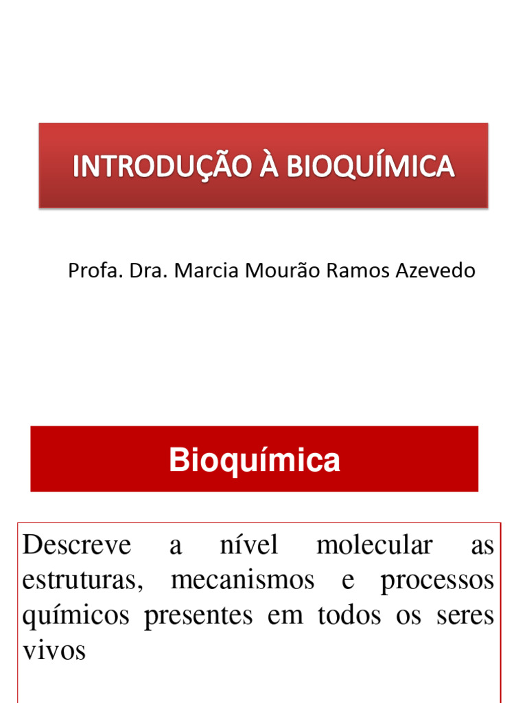 Introdução à Bioquímica Essencial | PDF