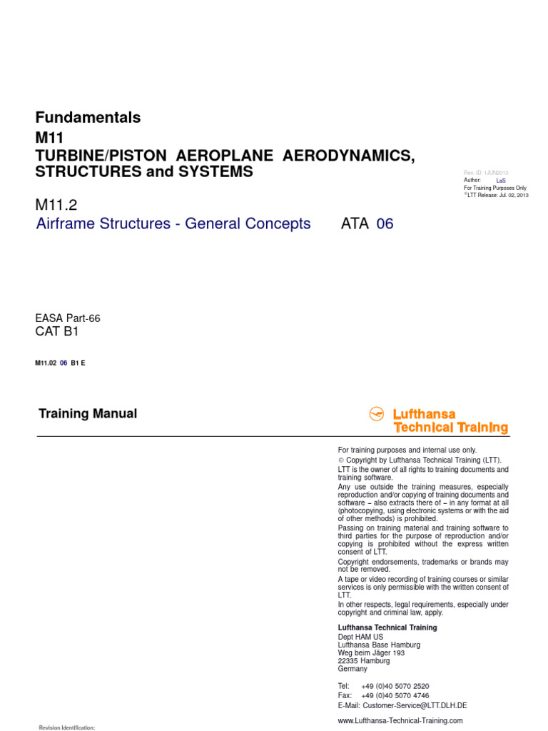 B1 11b Aircraft Structures Ltt Pdf Aircraft Cartesian