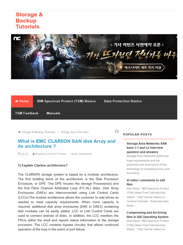 Www-Tsmtutorials-C | PDF | Cache (Computing) | Databases