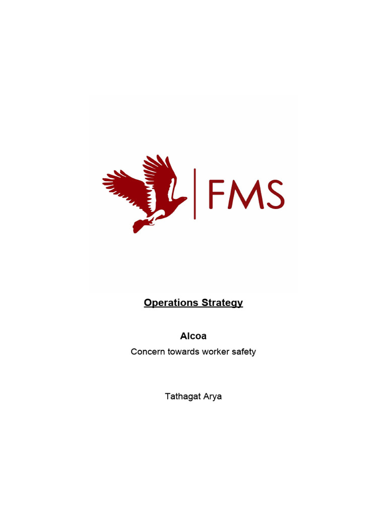 Alcoa's Strategy: Prioritizing Worker Safety | PDF | Human Factors And ...