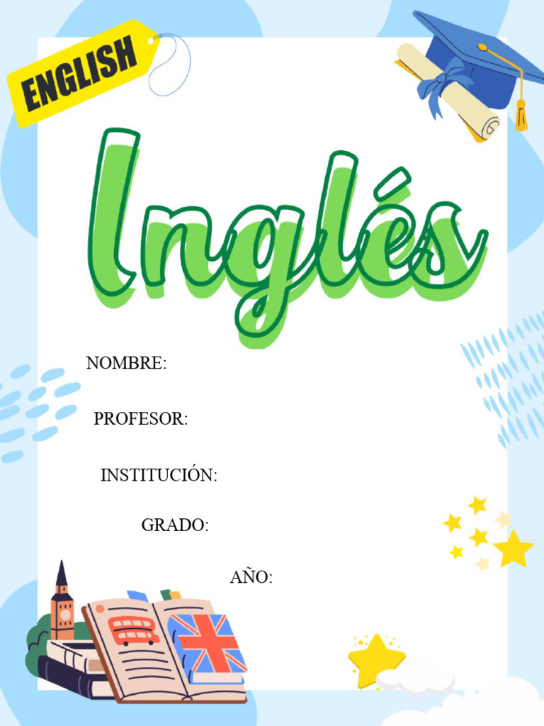 Caratula de Ingles Secundaria | PDF