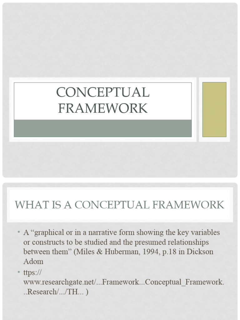 Developing A Conceptual Framework | Download Free PDF | Theory ...