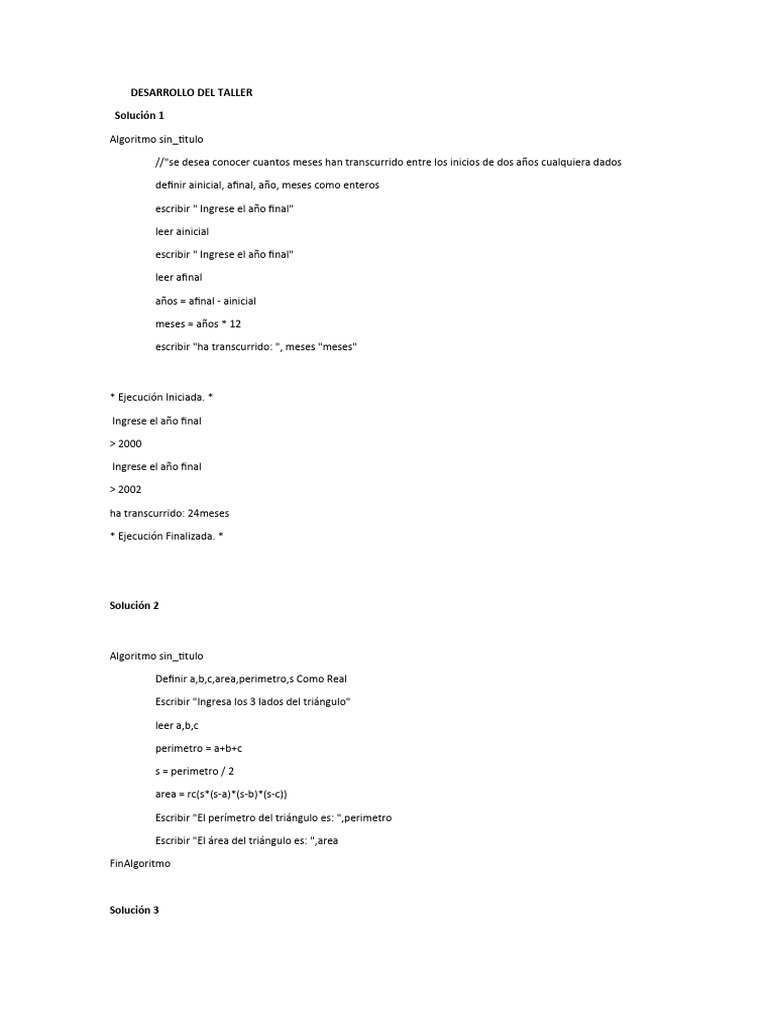 Solución 2 | PDF | Algoritmos | Algoritmos y Estructuras de Datos