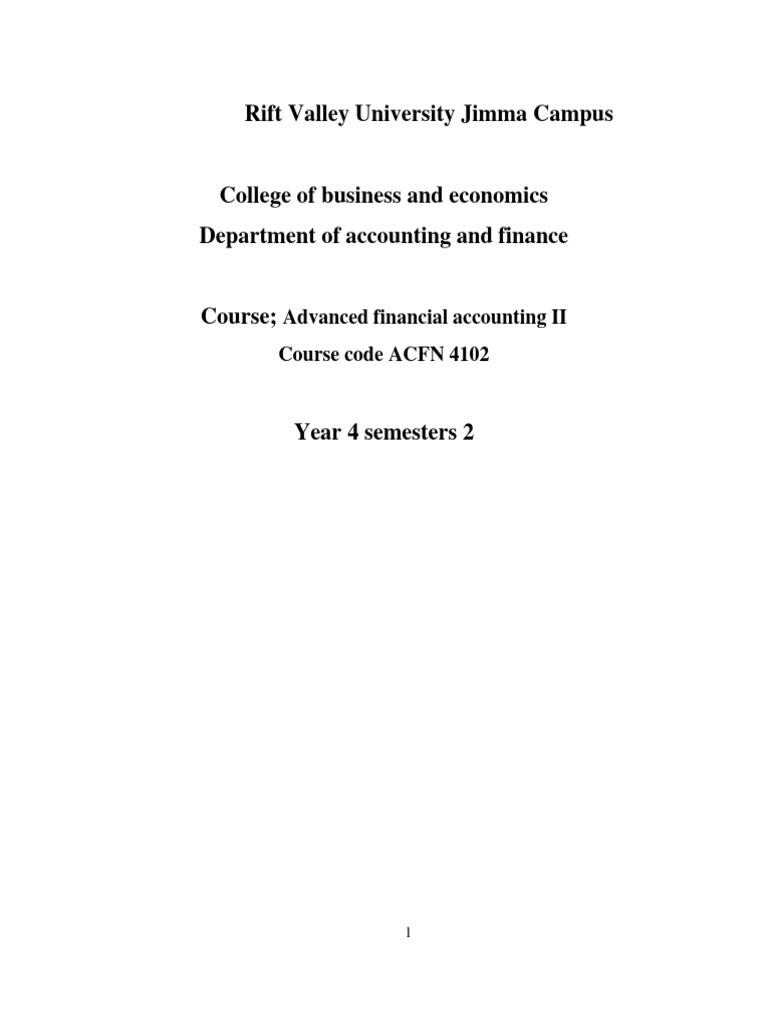 AFA II Module | PDF | Debits And Credits | Joint Venture