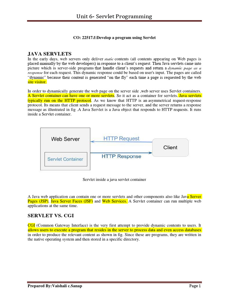 UNIT6 | PDF | Web Server | Internet & Web