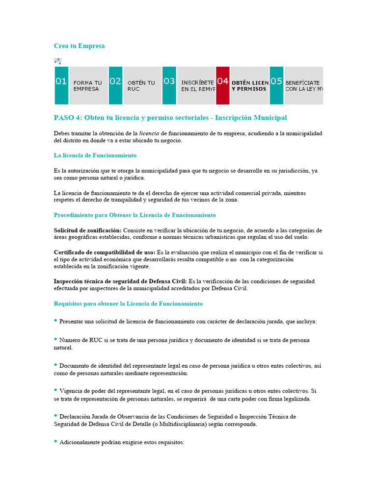 Crea Tu Empresa | PDF | Documento de identidad | Gobierno