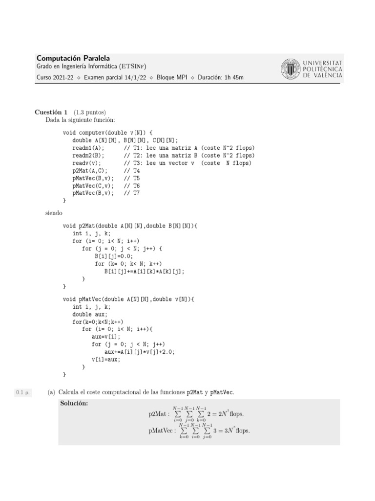 Computación Paralela | PDF | Programación de computadoras | Informática