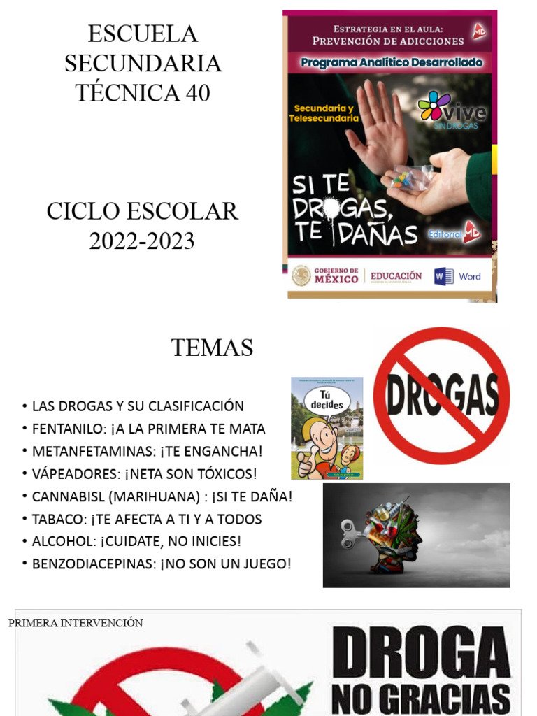 Clasificación de Drogas y Efectos | PDF | Drogas | Drogas Psicoactivas
