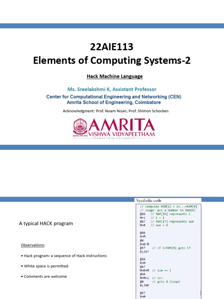 ) Machine Language Part 2 | PDF | Information Technology | Computer Programming