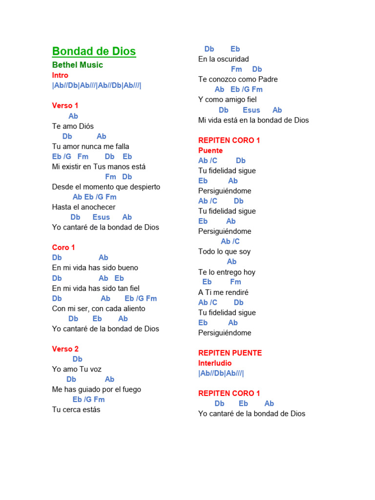 La Bondad de Dios | PDF