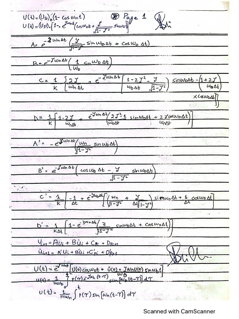 EQ Formula Sheet For MSE | PDF