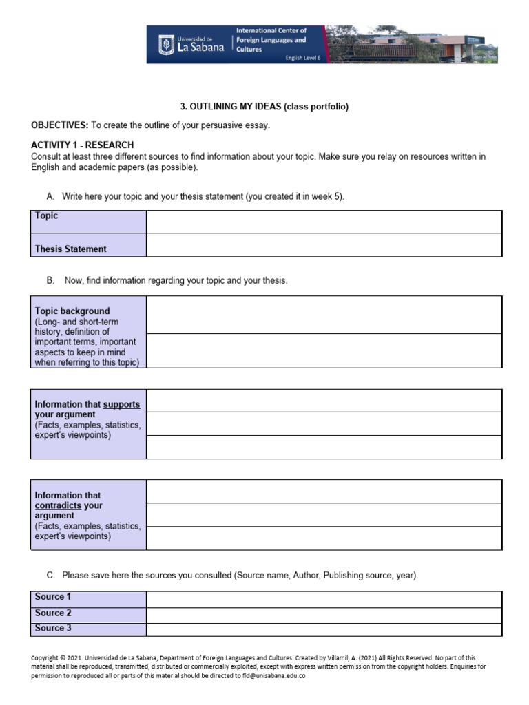 Outline Pdf Argument Copyright