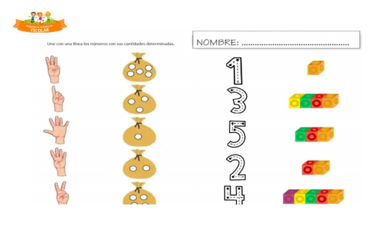 Numeros Del 1 Al 5 | PDF