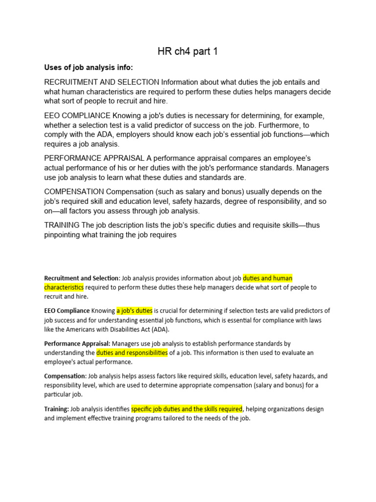 HR ch4 Part 1 | PDF | Human Resources | Human Resource Management